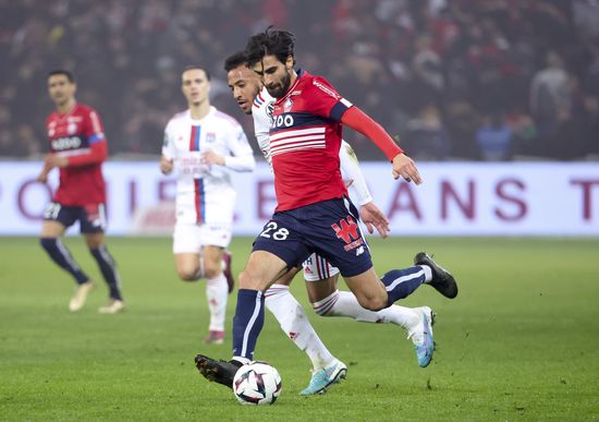 Andre Gomes Lille Corentin Tolisso Lyon Editorial Stock Photo - Stock ...