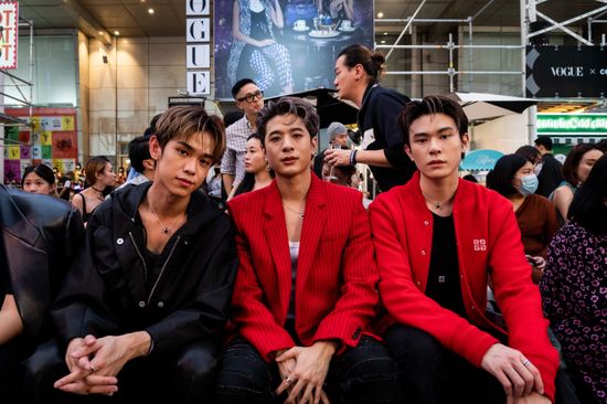 Tpop Band Trinity Pose Photo After Editorial Stock Photo - Stock Image ...