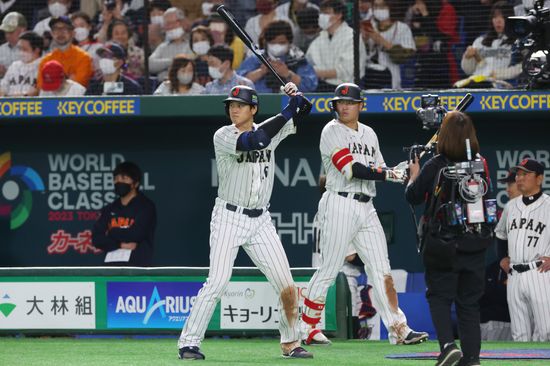 L R Shohei Ohtani Munetaka Murakami Editorial Stock Photo - Stock Image ...