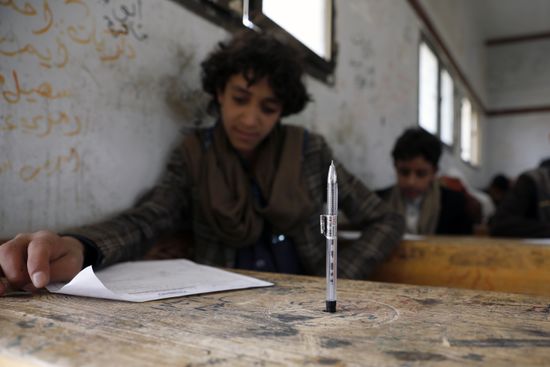 Pupils Take Final Exam Public School Editorial Stock Photo - Stock ...