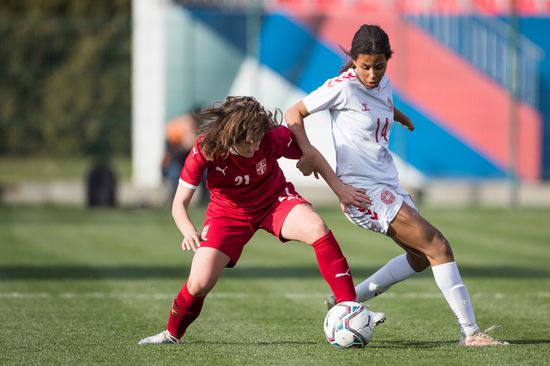 Signe Christensen Denmark Competes Against Nadja Editorial Stock Photo ...