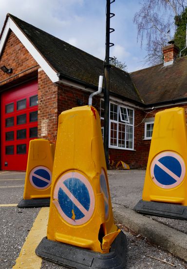 Wargrave Fire Station Berkshires Smallest Fire Editorial Stock Photo ...