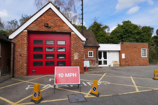 Wargrave Fire Station Berkshires Smallest Fire Editorial Stock Photo ...