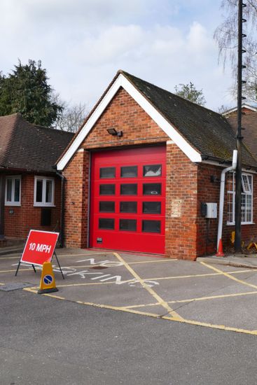Wargrave Fire Station Berkshires Smallest Fire Editorial Stock Photo ...