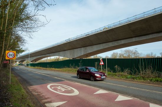 Hs2 High Speed Rail 2 Colne Editorial Stock Photo - Stock Image ...