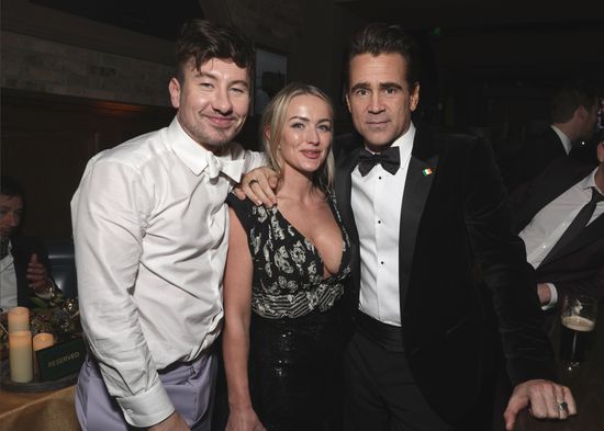 Barry Keoghan Shona Guerin Colin Farrell - Foto de stock de contenido ...