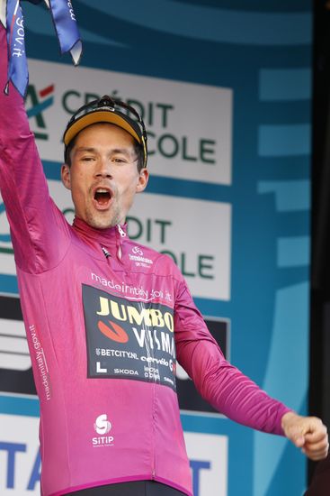 Primoz Roglic Team Jumbovisma On Podium Editorial Stock Photo - Stock ...