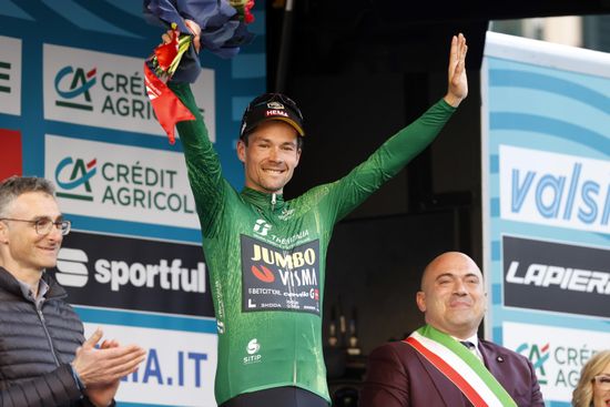 Primoz Roglic Team Jumbovisma On Podium Editorial Stock Photo - Stock ...