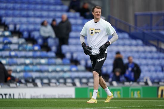 Portsmouth Goalkeeper Matt Macey During Efl Editorial Stock Photo ...