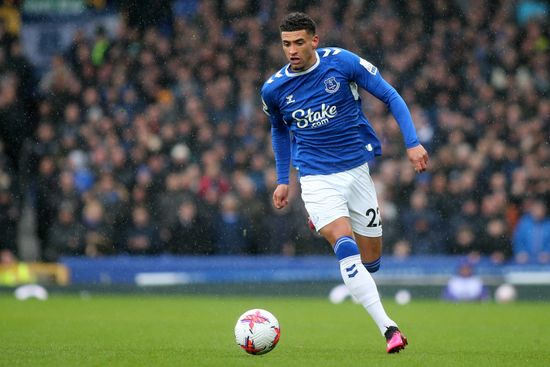 Ben Godfrey Everton Action During Everton Editorial Stock Photo - Stock ...
