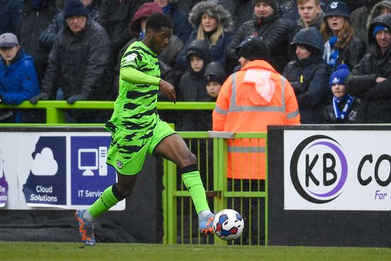 Jordan Garrick 11 Forest Green Rovers Editorial Stock Photo - Stock ...