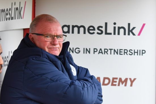 Steve Evans Manager Stevenage Fc During Editorial Stock Photo - Stock ...