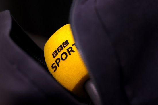 England Vs France View Bbc Microphone Editorial Stock Photo - Stock ...