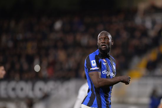 Romelu Lukaku Inter Disappointment During Serie Editorial Stock Photo ...