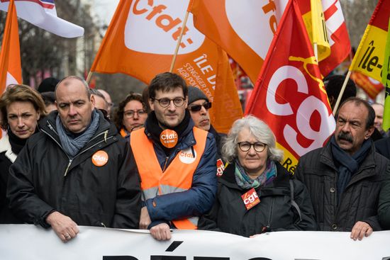 French Democratic Confederation Labour Cfdt Unions Editorial Stock ...