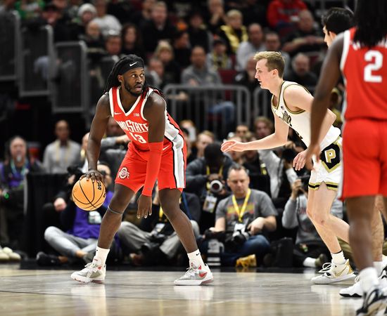 Ohio State Buckeyes Guard Isaac Likekele Editorial Stock Photo - Stock ...