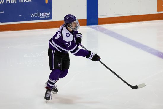 Holy Cross Crusaders Defenseman Mack Oliphant Editorial Stock Photo ...