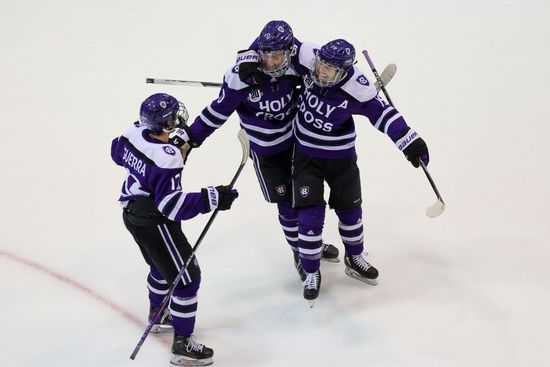 Holy Cross Crusaders Forward Liam Mclinskey Editorial Stock Photo ...