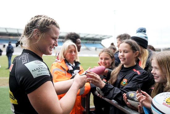 Rachel Johnson Exeter Chiefs Fans Editorial Stock Photo - Stock Image ...