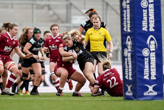 Brooke Bradley Exeter Chiefs Tackled Editorial Stock Photo - Stock ...