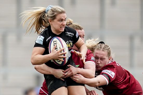 Brooke Bradley Exeter Chiefs Tackled Editorial Stock Photo - Stock ...