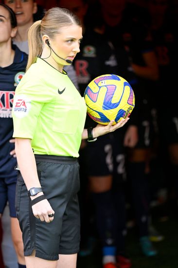 Referee Laura Van Lier During Fa Editorial Stock Photo - Stock Image ...