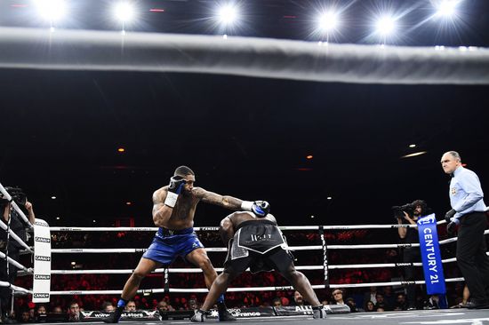 Boxing Meeting Zenith Paris Heavyweight Combat Editorial Stock Photo ...