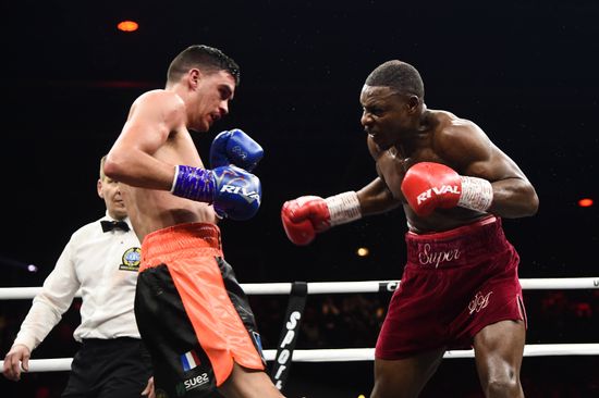 Boxing Meeting Zenith Paris Heavyweight Tony Editorial Stock Photo ...