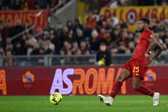 Georginio Wijnaldum Roma During Italian Football Editorial Stock Photo ...