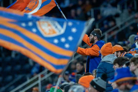 Fc Cincinnati Fans Seen Celebrating During Editorial Stock Photo ...