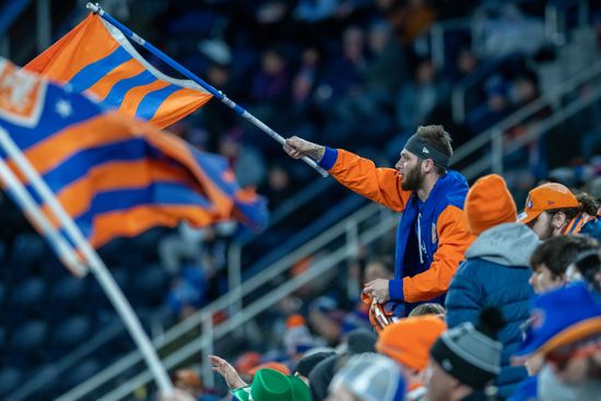 Fc Cincinnati Fans Seen Celebrating During Editorial Stock Photo ...