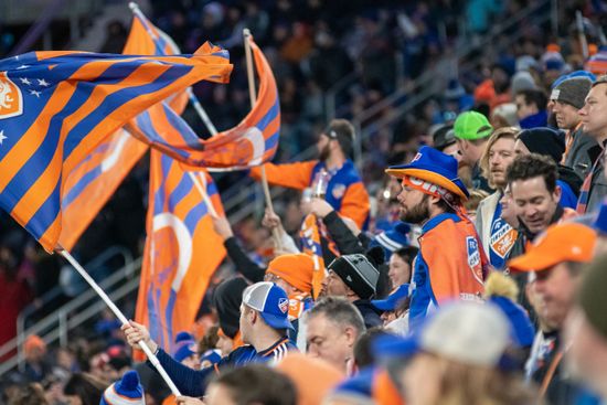 Fc Cincinnati Fans Seen Celebrating During Editorial Stock Photo ...