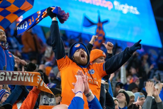 Fc Cincinnati Fans Seen Celebrating During Editorial Stock Photo ...