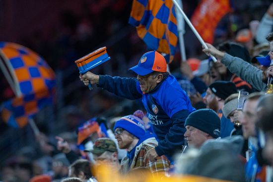 Fc Cincinnati Fans Seen Celebrating During Editorial Stock Photo ...