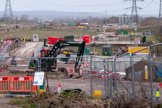 Hs2 High Speed Rail Construction Site Editorial Stock Photo - Stock ...