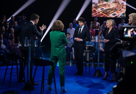 Hilversum Jesse Klaver Groenlinks Attje Kuiken Editorial Stock Photo ...