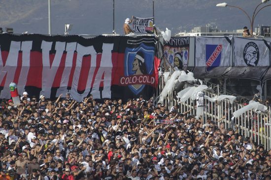 Colo Colo Fans Cheer During Soccer Editorial Stock Photo - Stock Image ...
