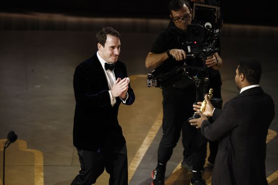 James Friend After Winning Oscar Best Editorial Stock Photo - Stock ...