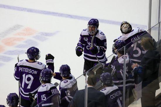 Holy Cross Crusaders Forward Liam Mclinskey Editorial Stock Photo ...