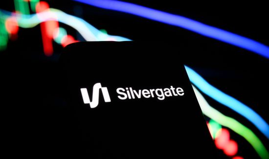 Silvergate Bank Logo Seen This Photo Editorial Stock Photo - Stock ...