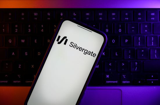 Silvergate Bank Logo Seen This Photo Editorial Stock Photo - Stock ...