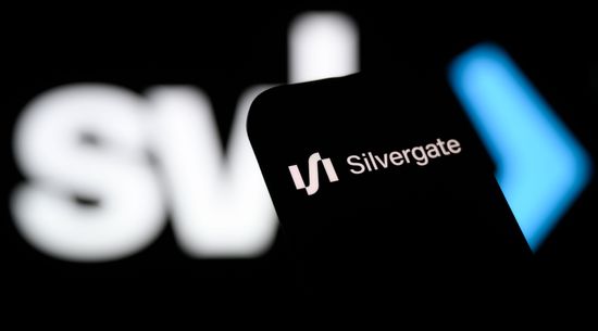 Silvergate Bank Logo Seen This Photo Editorial Stock Photo - Stock ...