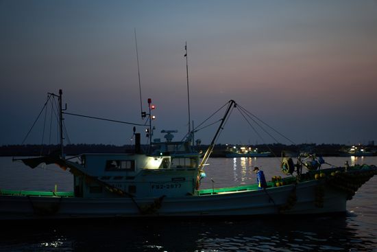 Fishing Boats Pictured Approaching Shore Soma Editorial Stock Photo ...