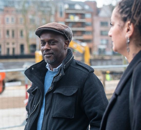 Sandas Father Ousmane Dia His Partner Editorial Stock Photo - Stock ...