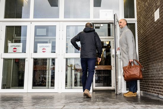 Lawyer Alex Buelens One Accused Arrive Editorial Stock Photo - Stock ...