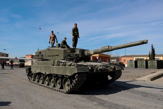 One Spanish Leopard 2a4 Tanks That Editorial Stock Photo - Stock Image ...