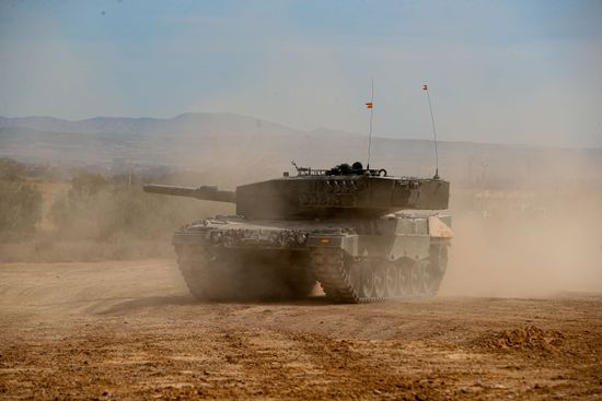 One Spanish Leopard 2a4 Tanks That Editorial Stock Photo - Stock Image ...