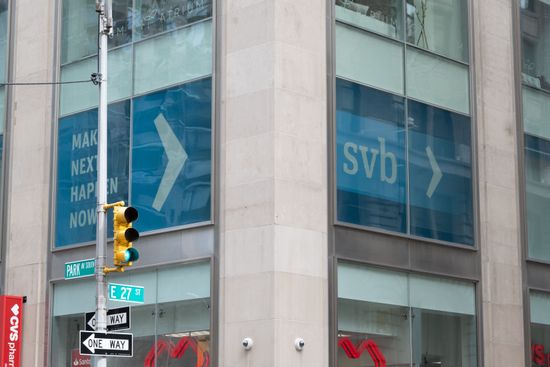 Silicon Valley Banks Subsidiary Svb Financial Editorial Stock Photo ...
