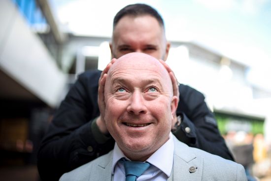 Andrew Barrow Receives Kiss On Head Editorial Stock Photo - Stock Image ...