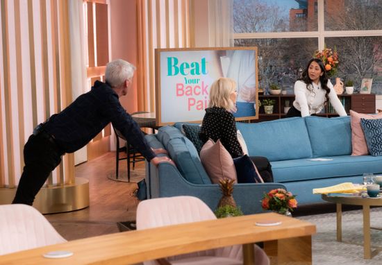 Phillip Schofield Holly Willoughby Anisha Joshi Editorial Stock Photo ...